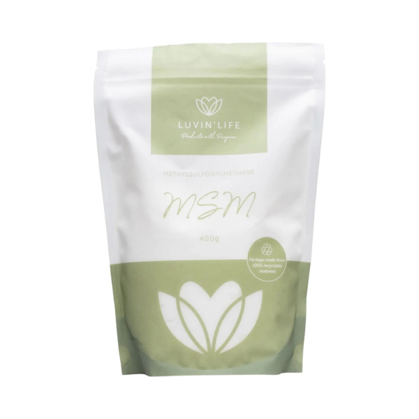 Luvin Life MSM (Methyl Sulphonyl Methane) Natural 400g | The Healthy ...