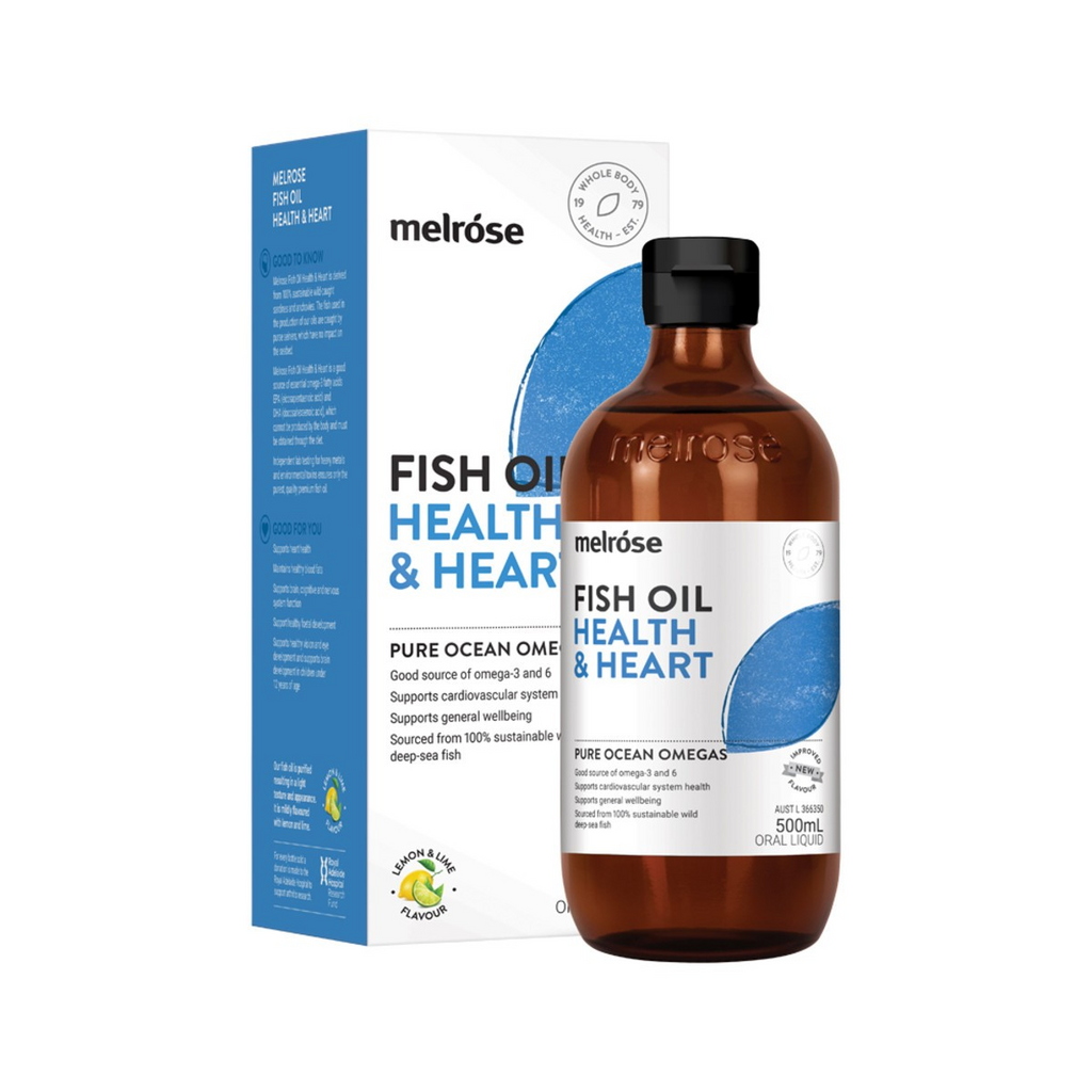 MELROSE NATURAL FISH OIL Heart & Health - Oral Liquid - 500ml | The ...