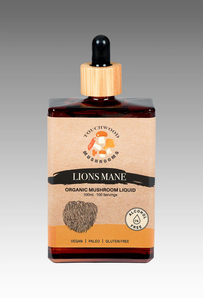Touchwood Mushrooms LIONS MANE Organic Mushroom Liquid - 50ml MENTAL C ...