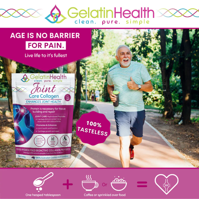GELATIN HEALTH Joint Collagen - 450g | The Healthy Household
